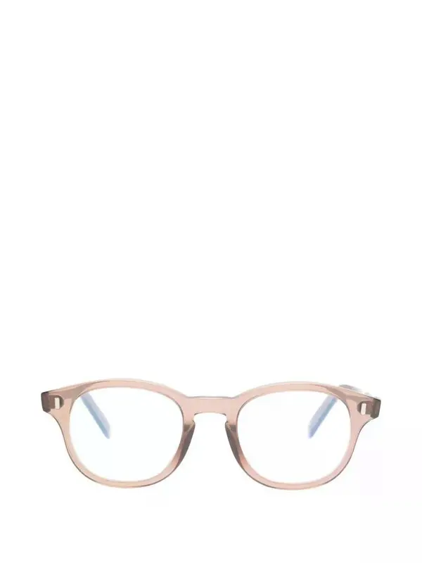 L.g.r Fez Bold Round-frame Glasses - Neutrals