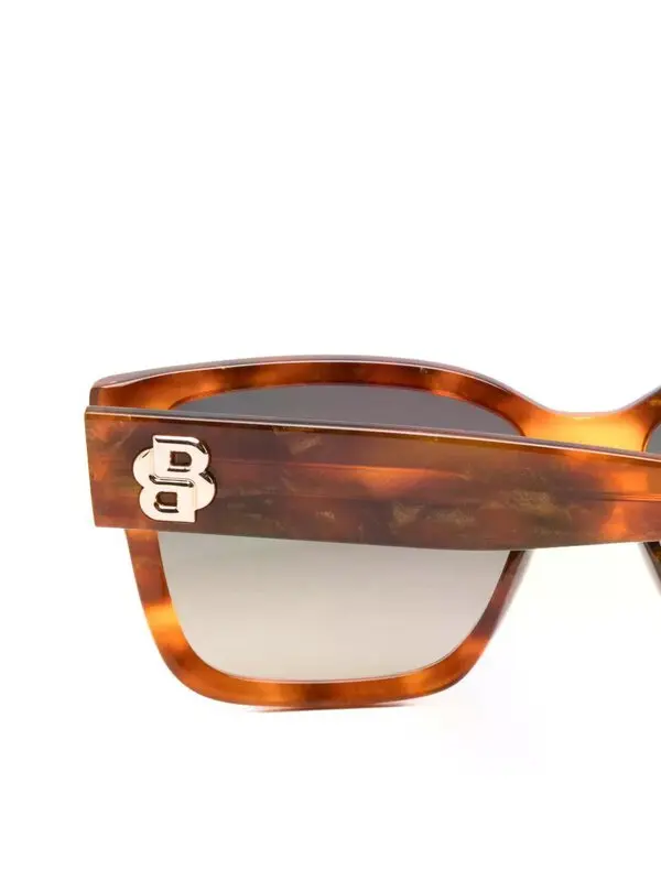 BOSS Tortoiseshell Square Frame Sunglasses