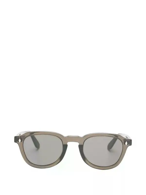 L.g.r Simba Round-frame Sunglasses - Grey