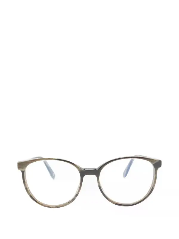L.g.r Keren Round-frame Eyeglasses - Brown