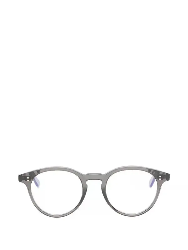 L.g.r Dancalia Ii Round-frame Glasses - Grey