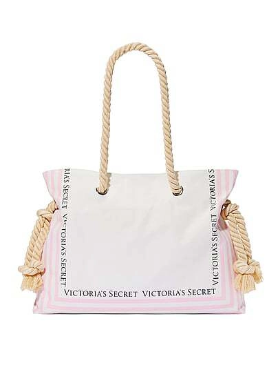 Victoria's Secret Rope Handle Slouchy Tote - Print