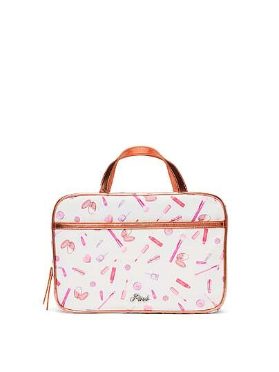 Pink Travel Toiletry Bag - Print