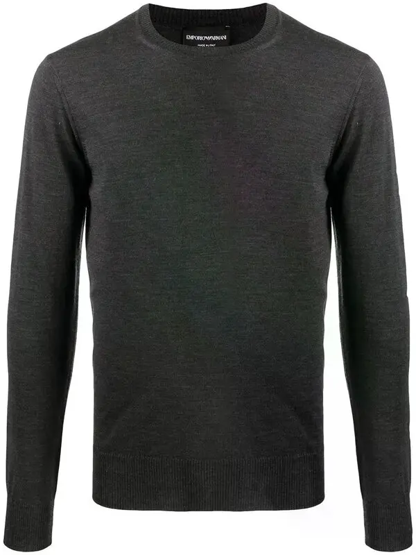 Emporio Armani Virgin Wool-blend Jumper