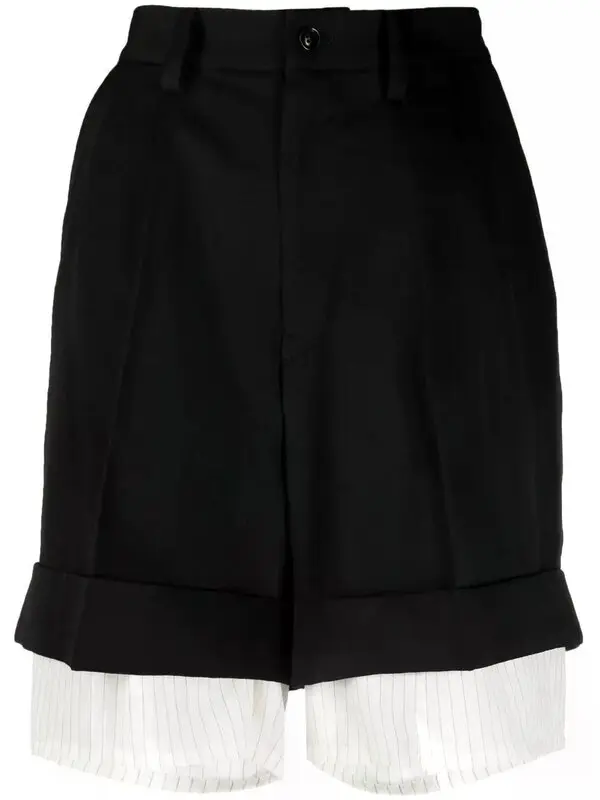 Y’s Layered Tailored Shorts