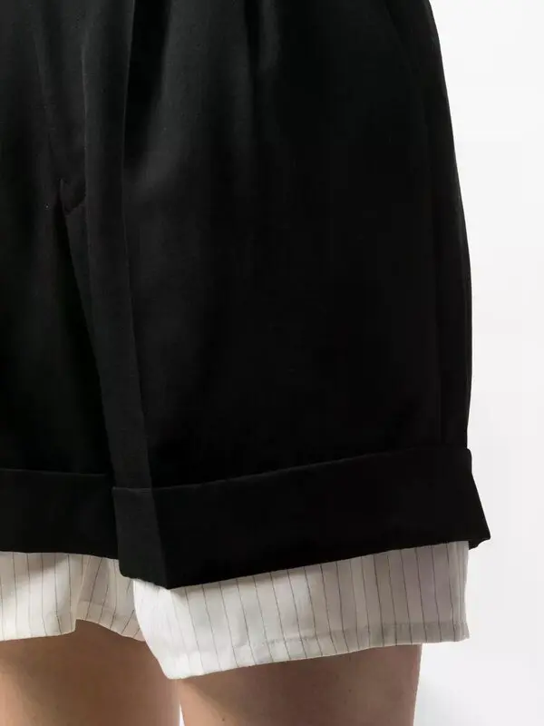 Y’s Layered Tailored Shorts