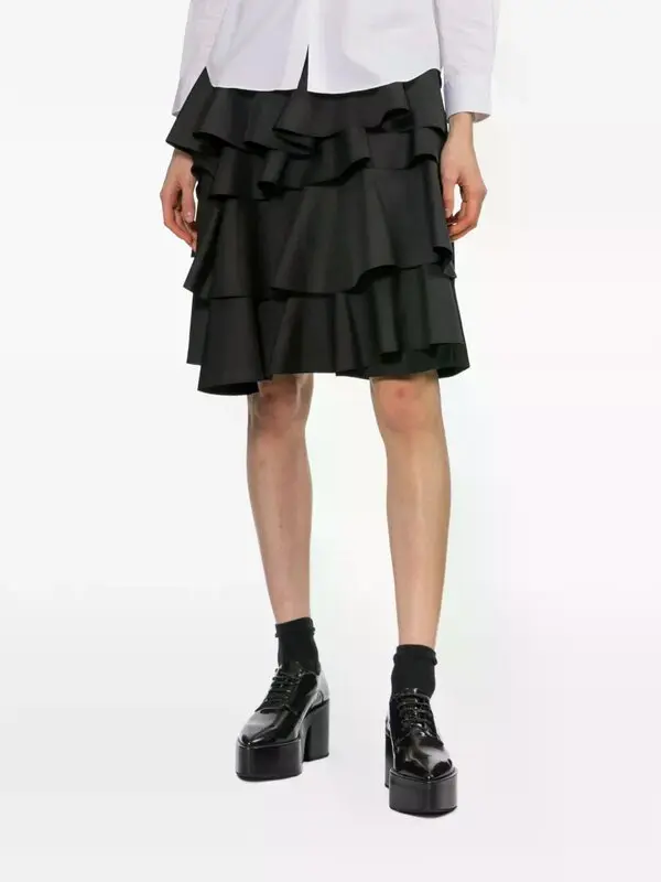 Comme Des Garçons Draped Tailored Shorts