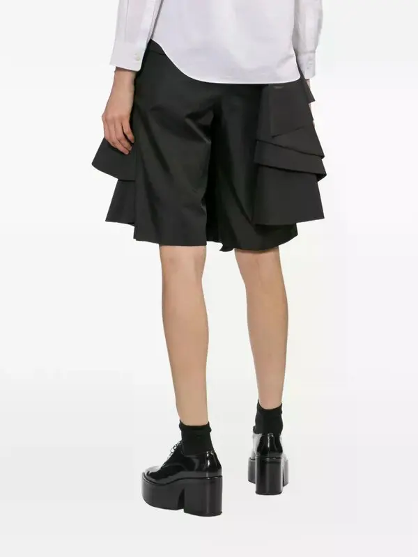 Comme Des Garçons Draped Tailored Shorts