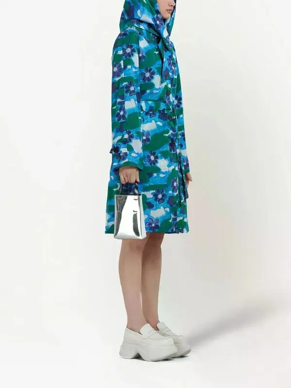 Marni Floral-print Hooded Coat