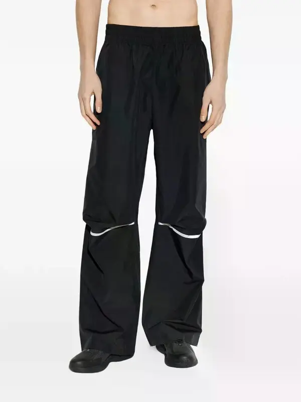NEW BALANCE Logo Print Piping Wide Leg Trousers