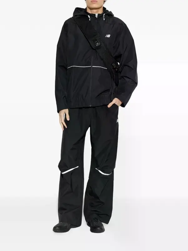 NEW BALANCE Logo Print Piping Wide Leg Trousers