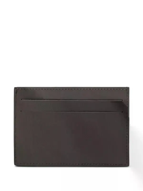 Fendi Logo-plaque Textured Cardholder