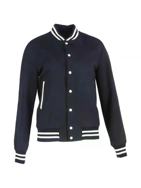 Sandro Striped Varsity Jacket