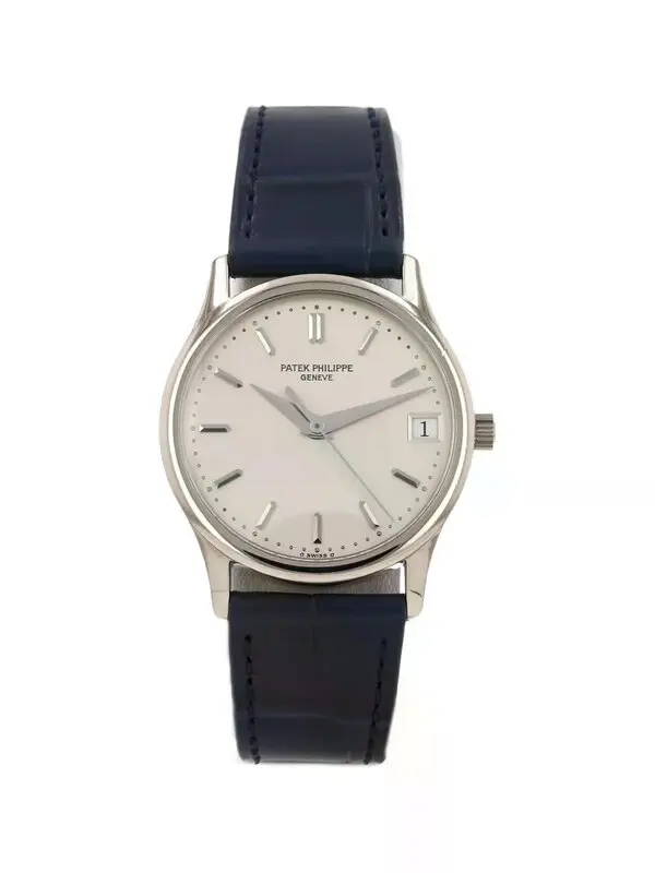 Patek Philippe 1990s Calatrava 34mm Watch - Silver