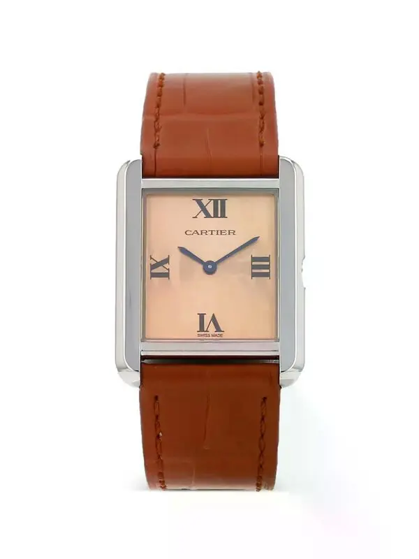 Cartier 2010s Tank Solo 31mm Watch - Orange