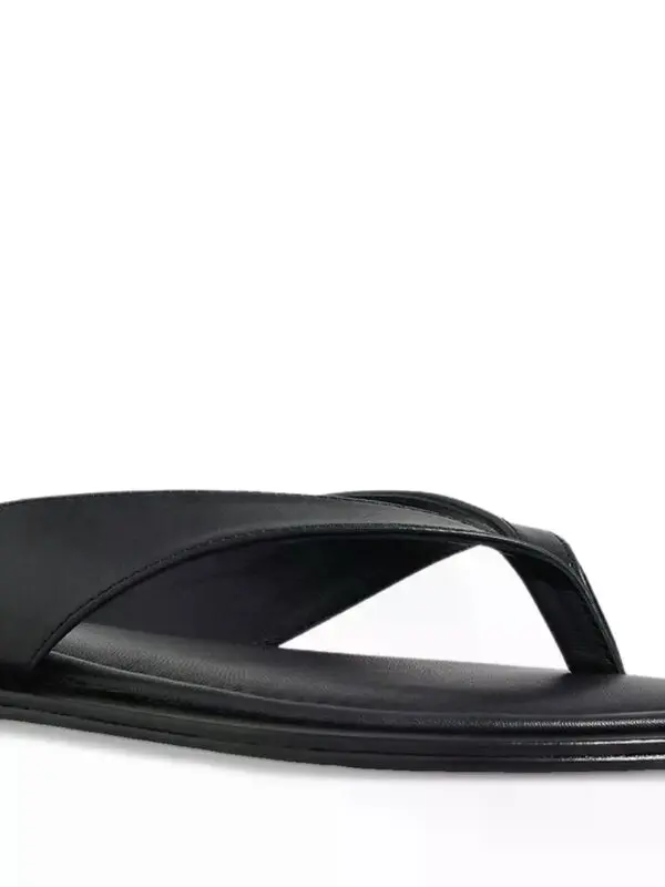 A.emery Viola Flat Sandals - Black