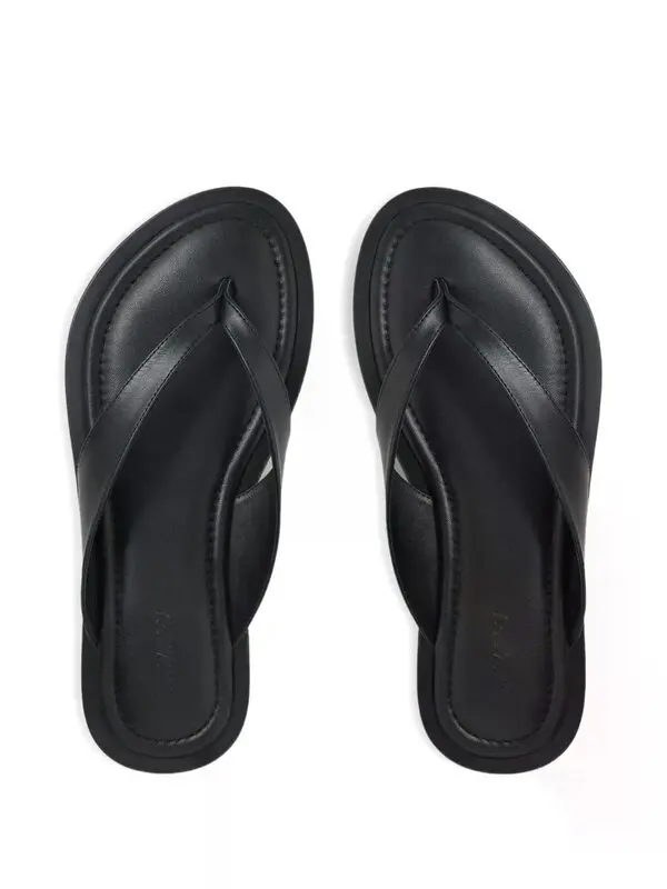 A.emery Viola Flat Sandals - Black