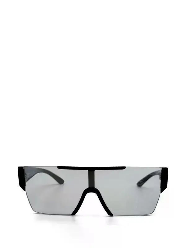 Burberry Square Semi-rimless Sunglasses - Black