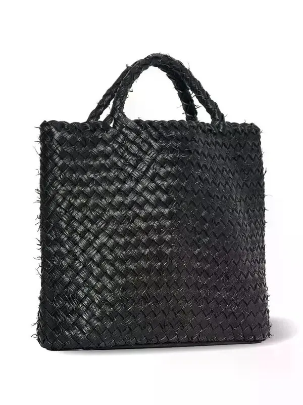 THE ROW Amber Woven Leather Tote