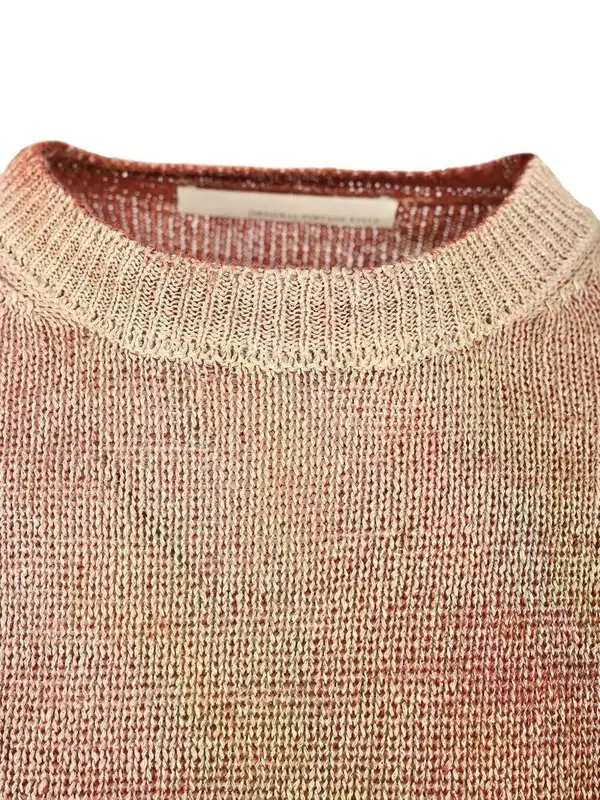 ORIGINAL VINTAGE Crew-neck Linen Sweater