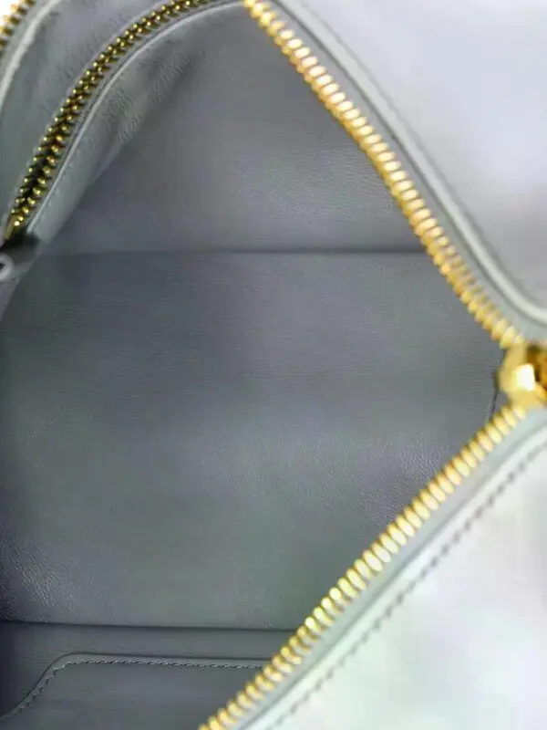 Prada Aimee Shoulder Bag Leather Medium Hobo Bag - Grey