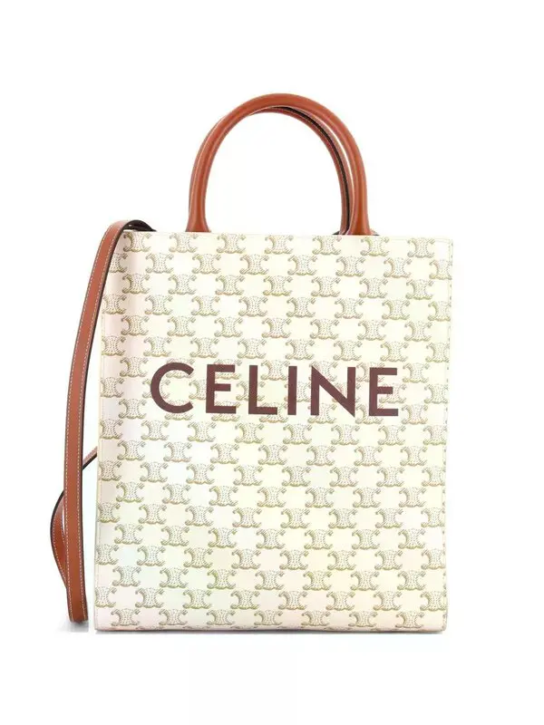 Celine Vertical Cabas Triomphe Small Tote Bag