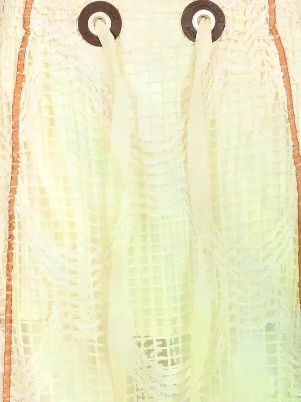 DURAZZI MILANO Net Drawstring Midi Skirt
