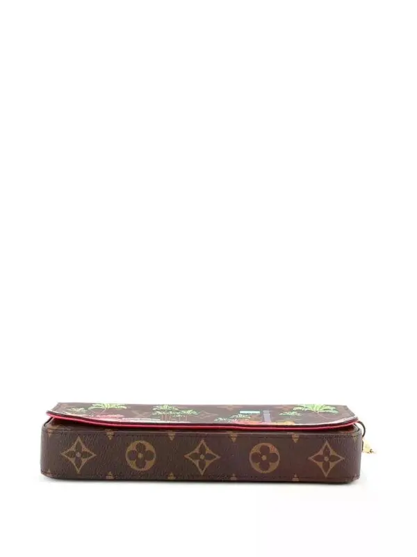 LOUIS VUITTON Felicie Pochette Limited Edition Vivienne Xmas Monogram Canvas