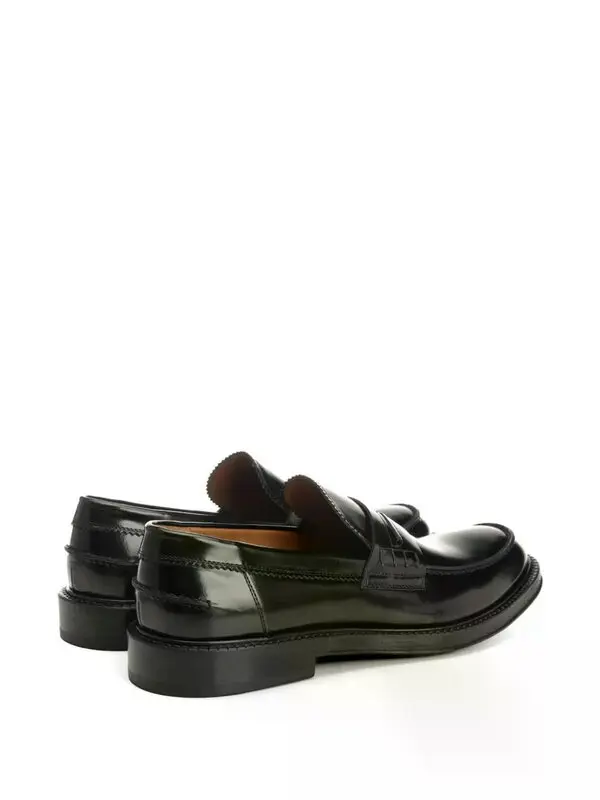 CORVARI Brushed-leather Loafers