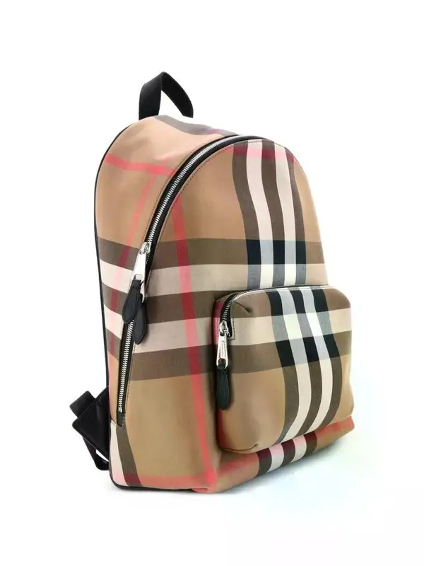 Burberry House Check Canvas Medium Backpack