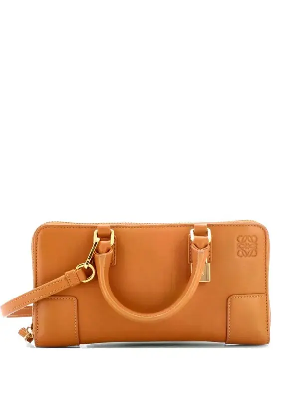 Loewe Amazona Leather Crossbody Bag - Brown