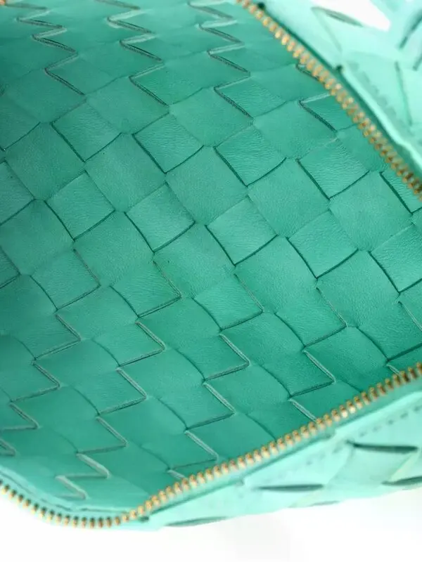 Bottega Veneta Loop Intrecciato Nappa Mini Crossbody Bag - Blue