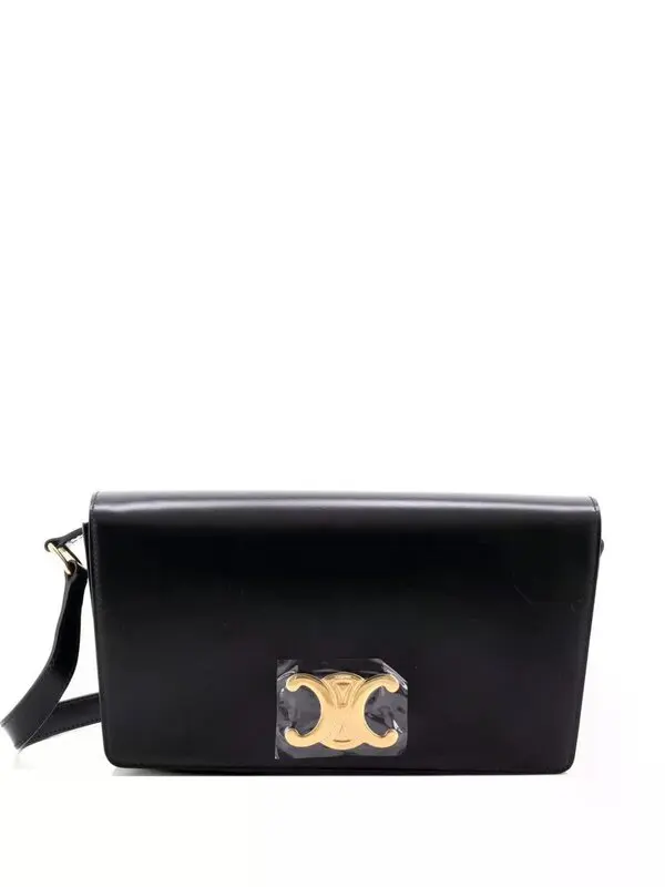 Celine Trapeze Triomphe Smooth Calfskin Shoulder Bag