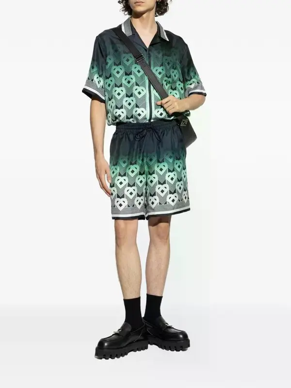 Casablanca Monogram Drawstring Shorts