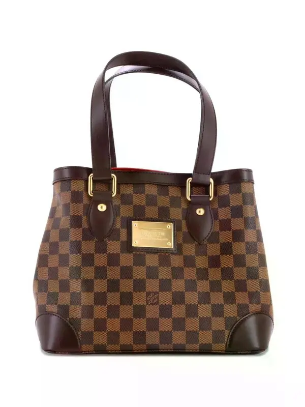 LOUIS VUITTON Hampstead Damier Pm Tote Bag - Brown