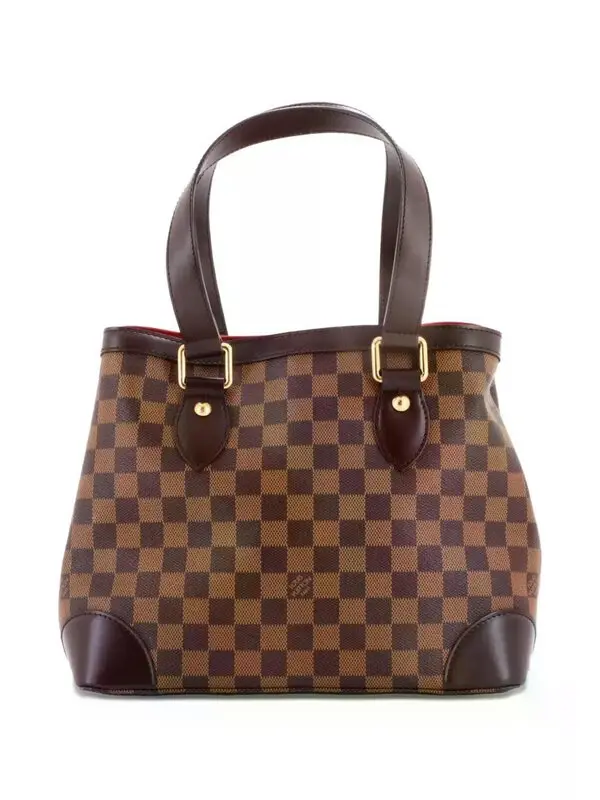 LOUIS VUITTON Hampstead Damier Pm Tote Bag - Brown
