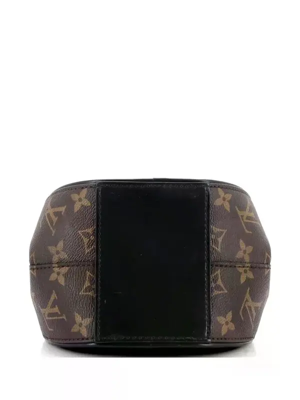 LOUIS VUITTON Boursicot Boite Chapeau Reverse Monogram Giant Shoulder Bag - Brown