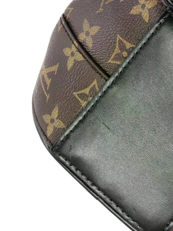 LOUIS VUITTON Boursicot Boite Chapeau Reverse Monogram Giant Shoulder Bag - Brown