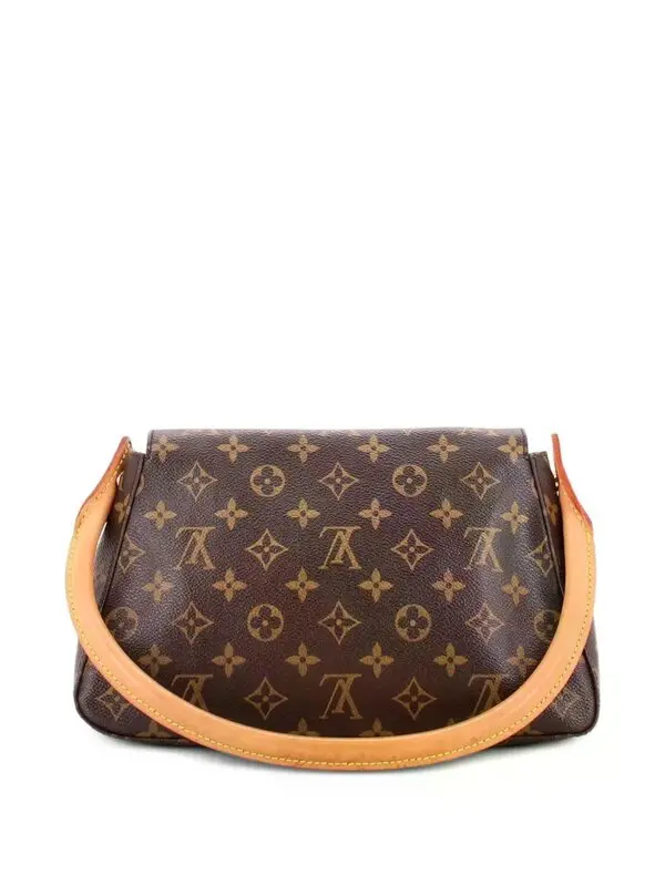 LOUIS VUITTON Looping Handbag Monogram Canvas Mini Satchel