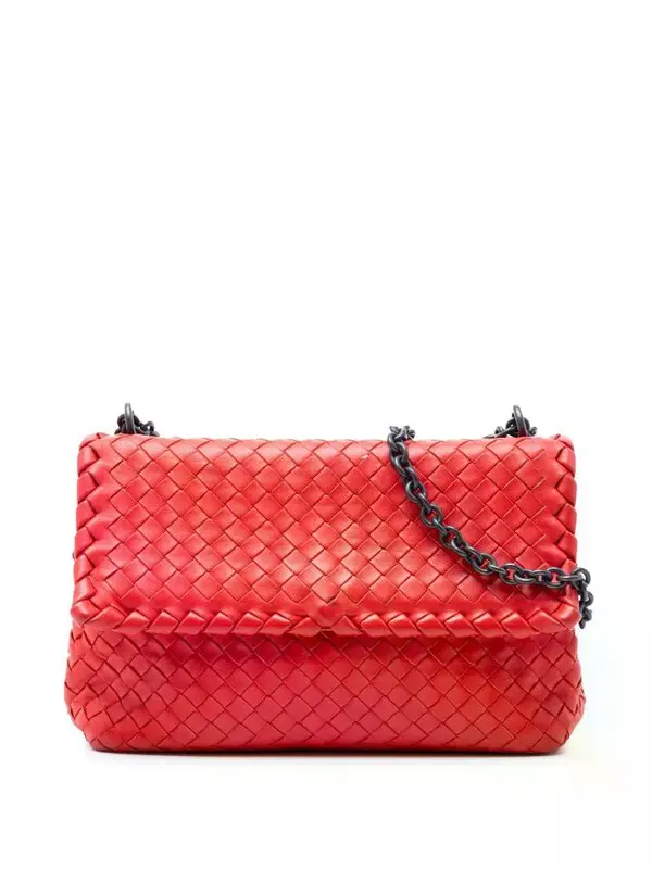 Bottega Veneta Small Nappa Intrecciato Olimpia Shoulder Bag