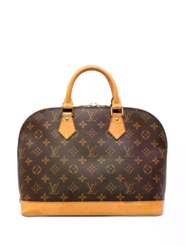 LOUIS VUITTON 1998 Monogram Alma Pm Handbag - Brown