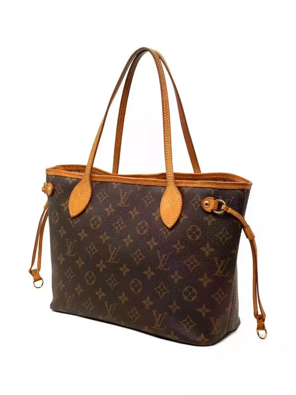 LOUIS VUITTON 2007 Monogram Neverfull Pm Tote Bag - Brown