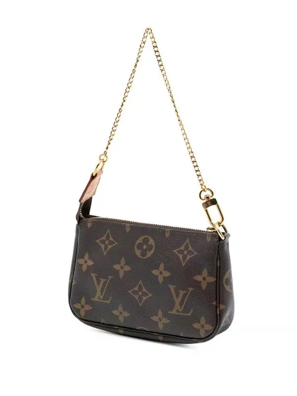 LOUIS VUITTON 2020 Monogram Mini Pochette Accessoires - Brown