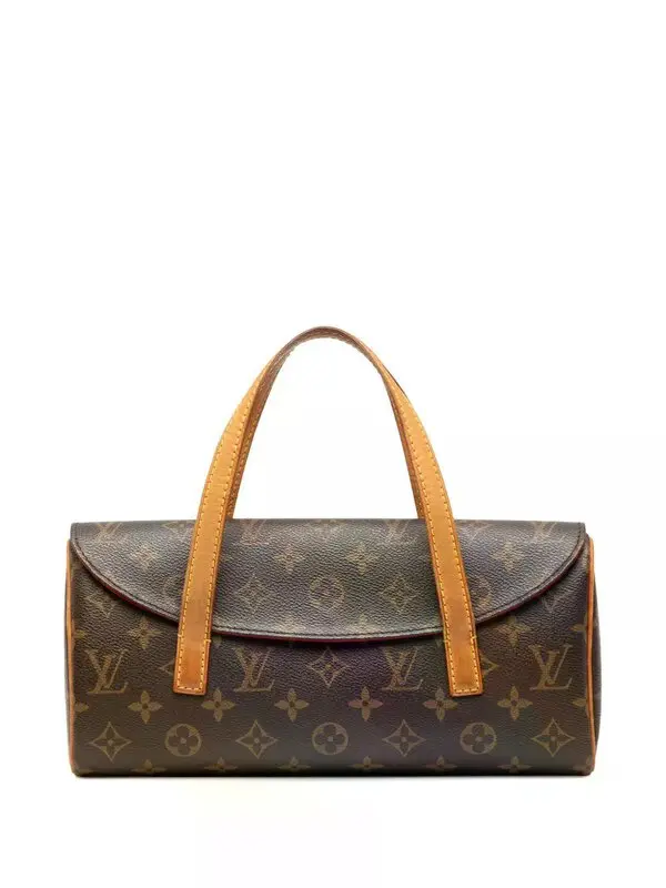 LOUIS VUITTON 2003 Monogram Sonatine Handbag - Brown