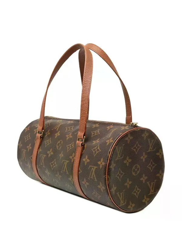 LOUIS VUITTON 1995 Monogram Papillon 30 Handbag - Brown