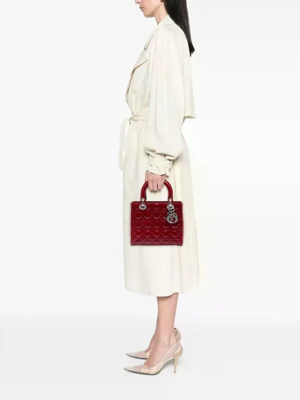 Dior 2014 Medium Patent Cannage Lady Satchel