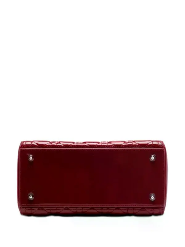 Dior 2014 Medium Patent Cannage Lady Satchel