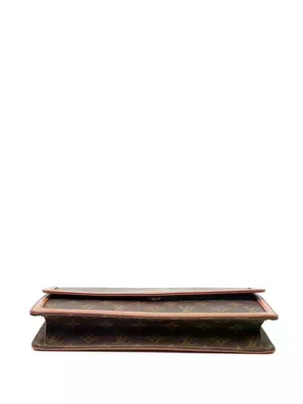 LOUIS VUITTON 1992 Monogram Pochette Dame Gm Clutch - Brown