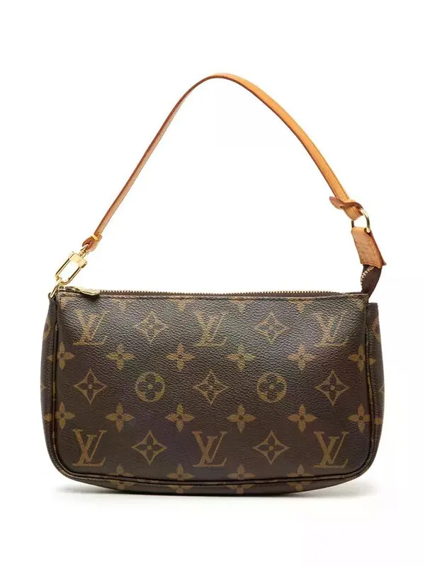 LOUIS VUITTON 2004 Monogram Pochette Accessoires - Brown