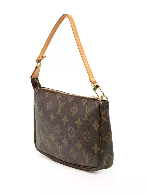 LOUIS VUITTON 2004 Monogram Pochette Accessoires - Brown